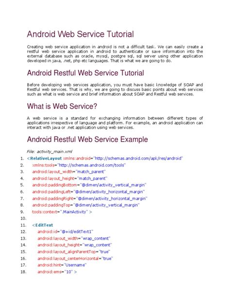 Image result for Android Web Service Tutorial