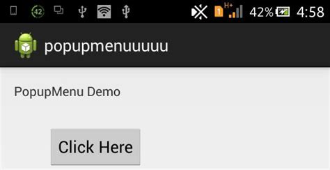 Image result for Android PopupMenu