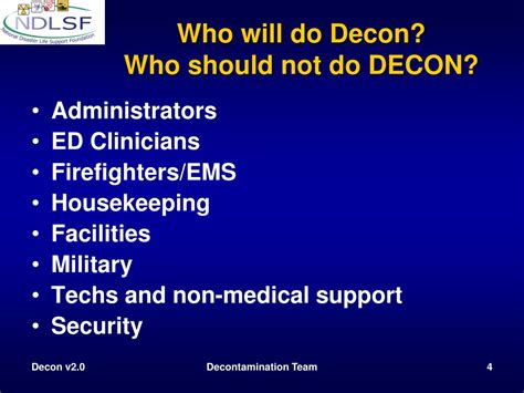Image result for Decon Procedures