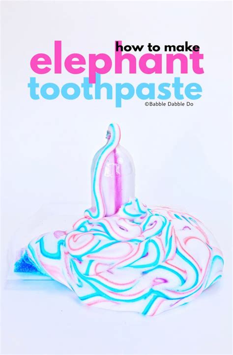 Image result for How to Make a Elephant Toothpaste Gun