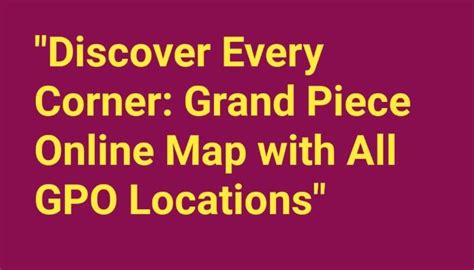 Image result for GPO Map Update 5