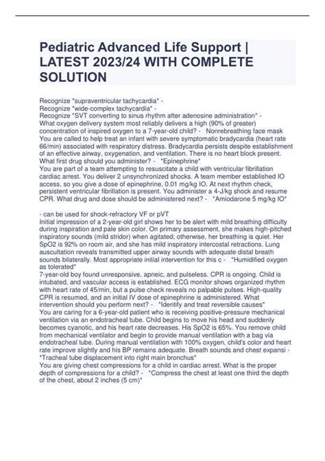 Image result for Pediatric ALS Algorithm