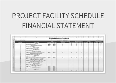 Image result for Project Financial Statement Example