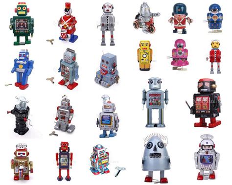Image result for Retro Wind Up Robots