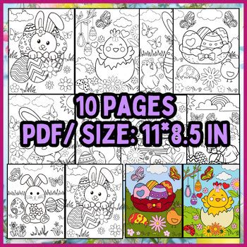 Image result for Easter Spring Coloring Pages