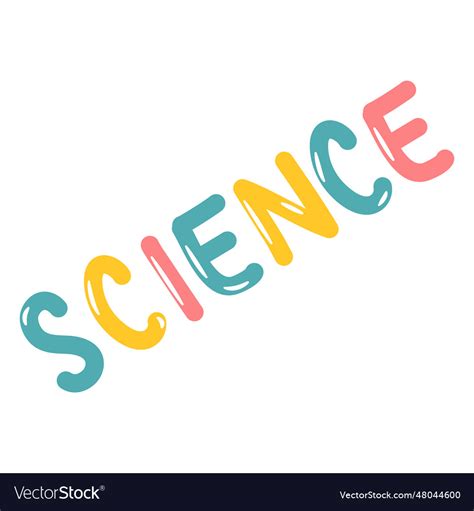 Image result for Science Lettering