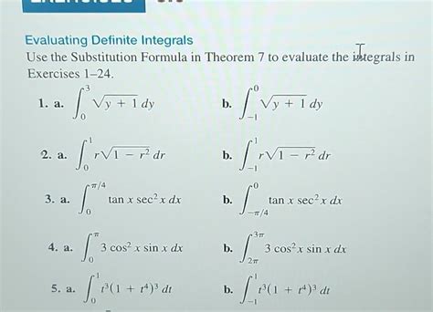 Image result for Solving Definite Integrals Using Substitution