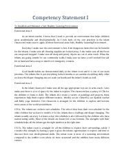 Image result for Competency Statement 3