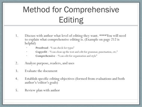 Image result for Comprehensive Editing