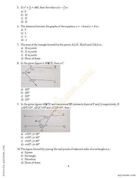 Image result for 9th Class Math Question Paper