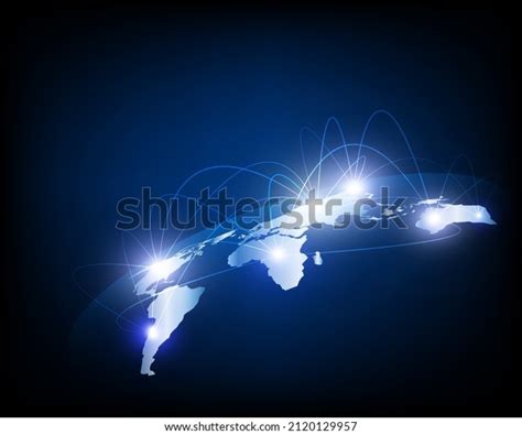 Image result for Global Network Connection World Map