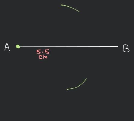 Image result for Bisect Line Segment Compass