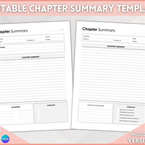Image result for Chapter Study Guide Template