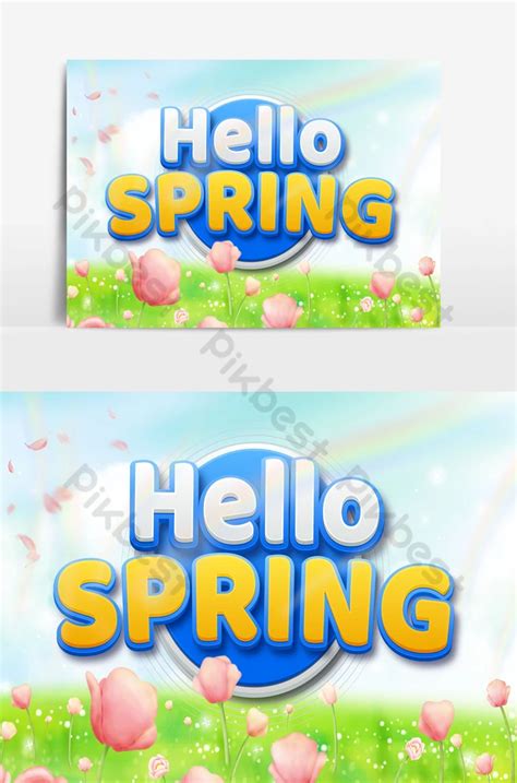 Image result for Hello Spring Text PNG