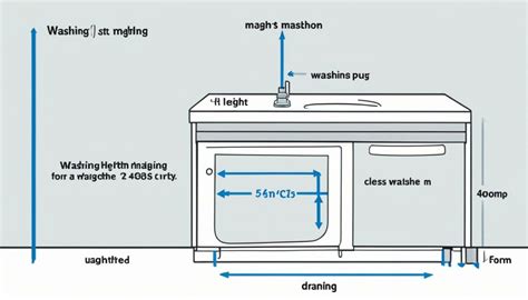 Image result for Washing Machine Drain Height Chart