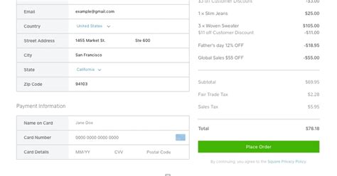 Image result for Tutorial Square Checkout Links