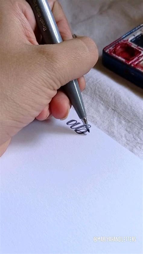 Image result for Calligraphy with Brush Pens Tutorial Alphabets