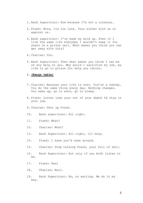 Image result for Sample Script BG