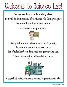 Science Lab Safety Posters (Includes 24 Different Posters!) by Mrs. Lane