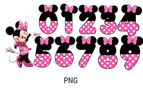 Image result for Minnie Mouse Numbers
