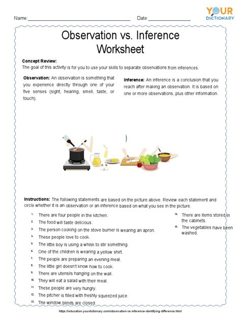 Image result for Observation and Inference Activity