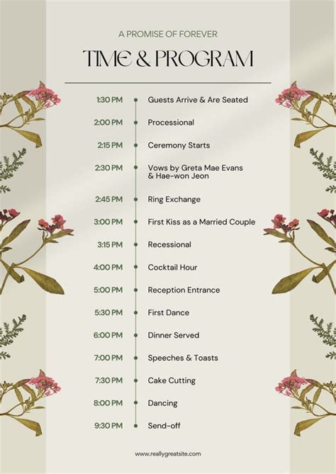 Image result for Program Templates for Events