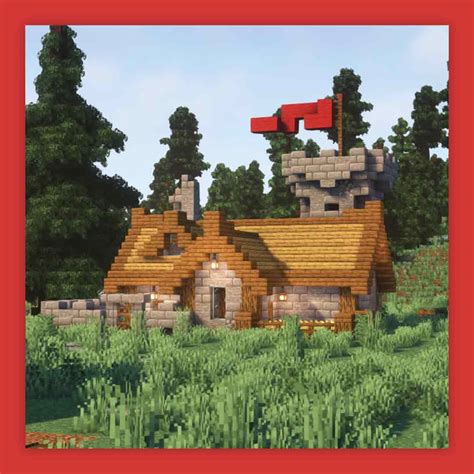 Small Survival Medieval House – Build It