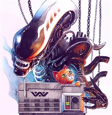 Image result for Alien Cat Meme Origin