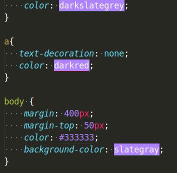 Image result for HTML Sublime Text Style Names