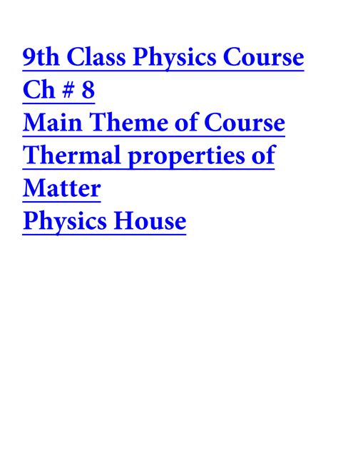 Image result for Class 9 Physics Chapter 8