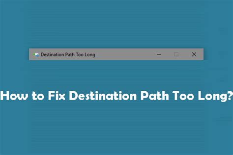 Image result for Destination Path Too Long