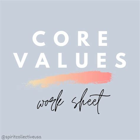 Image result for Core Values Triangle Sheet