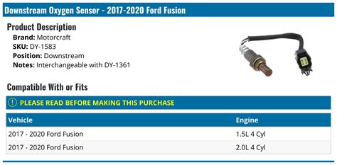 Image result for O2 Sensor 2017 Ford Fusion