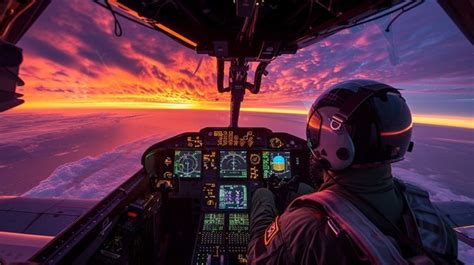 Image result for Sunset Cockpit View