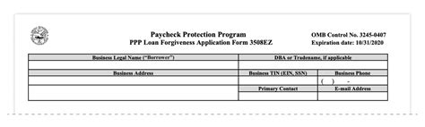 Image result for Payroll Protection Forgiveness Form