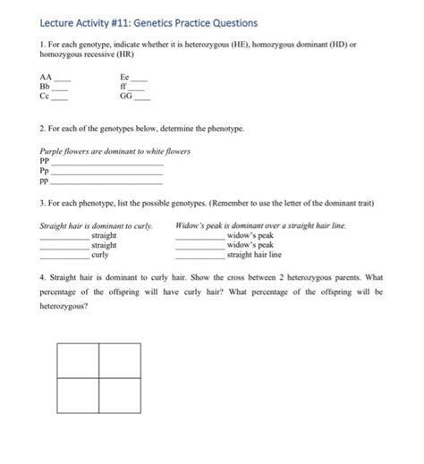 Image result for Genetics Practice Questions