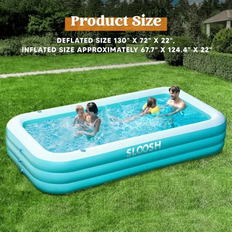 Full-Sized Inflatable Swimming Pool with Seats - Joyfy - One Stop Shop ...