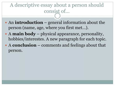 Image result for Example Description of a Person