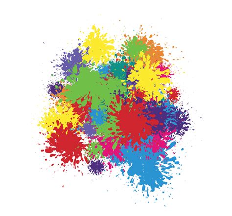 Image result for Colorful Paint Splatter Vector