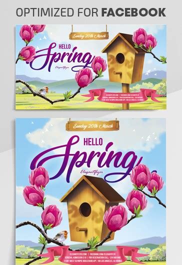 Image result for Hello Spring Facebook Cover