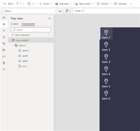 Image result for Design GUI Navigation Power Apps