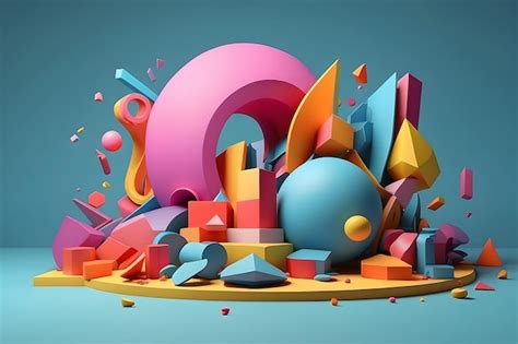 Image result for Colorful 3D Objects