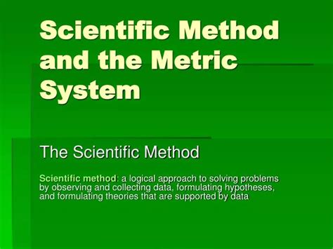 Image result for Metric Method