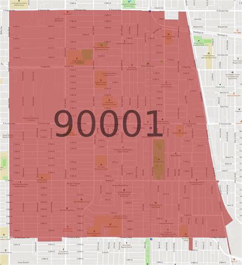 Zip Code 90001 - AtlasBig.com