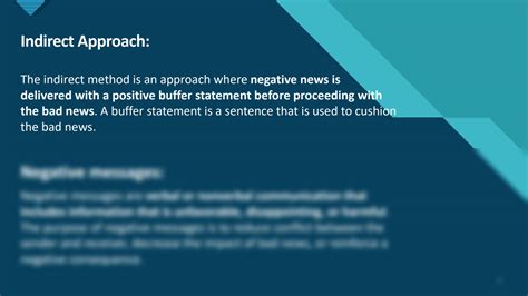 Image result for Example of Indirect Negative Message