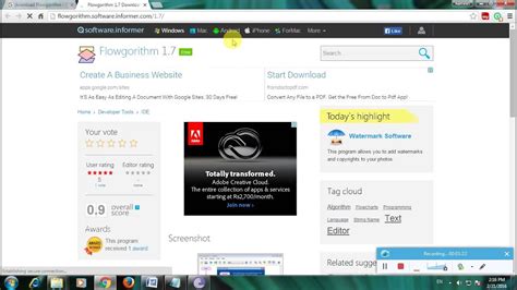 Image result for Tutorial Download Flowgrthm