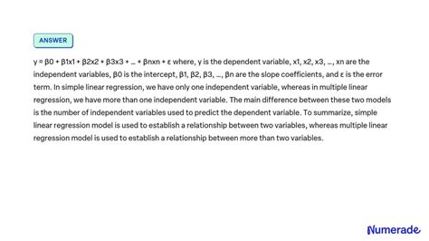 Image result for Difference Between Simple and Multiple Regression