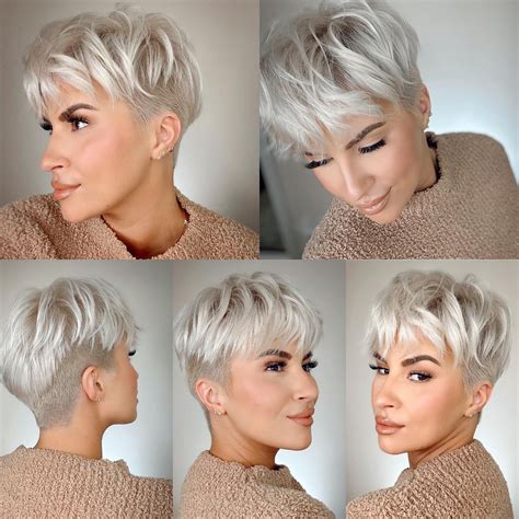 Image result for Long Pixie Cut Undercut Tutorial