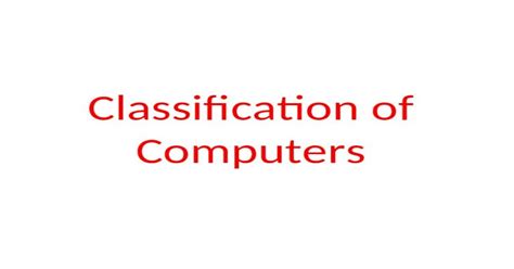 Image result for Classification of Computers by Functionality