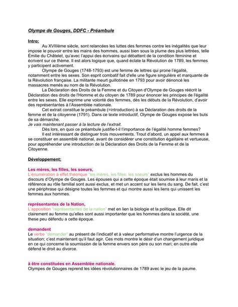 Image result for Ddfc Olympe De Gouges Resume